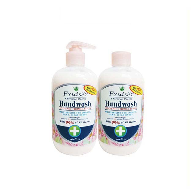 FRUISER HAND WASH ALOE VERA 500MLX2