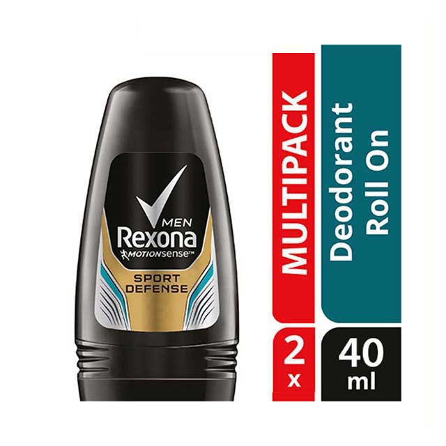 REXONA MEN DEODORANT ROLL ON MOTIONACTIVATED SPORT DEFENSE 45ML 2S