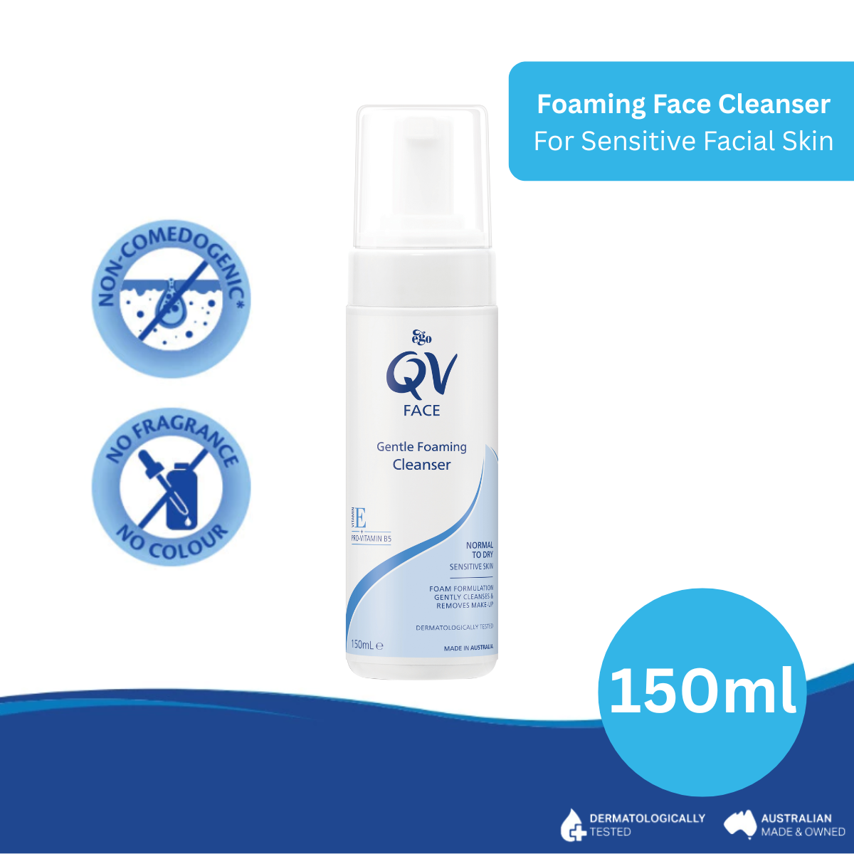 QV FACE GENTLE FOAMING CLEANSER 150ML