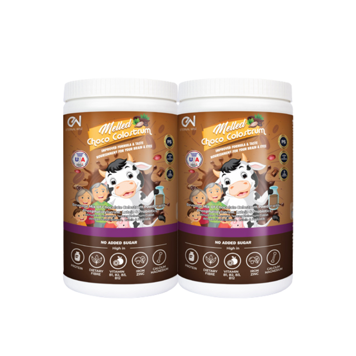 ETERNAL WISE MELTED CHOCO COLOSTRUM 500G 3S + PREMIUM