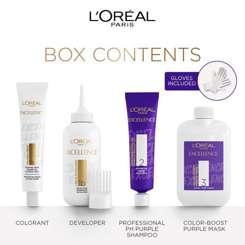 LOREAL EXCELLENCE ASH SUPREME HAIR COLOR 9.11 SILVER ASH