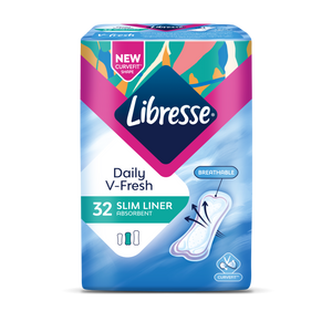LIBRESSE SLIM PANTYLINER UNSCENTED 32S